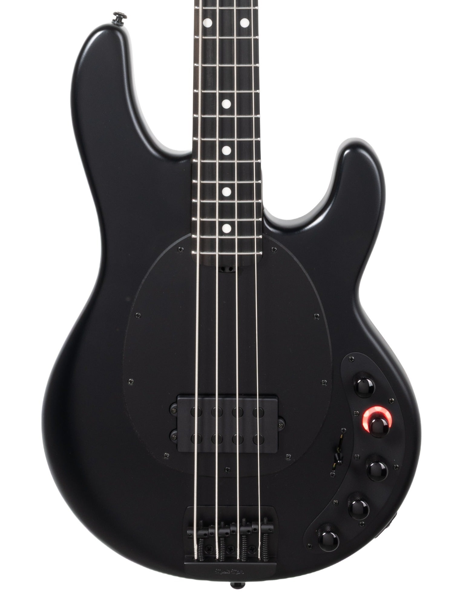 Ernie Ball Music Man DarkRay Bass Guitar with Mono Softshell Case