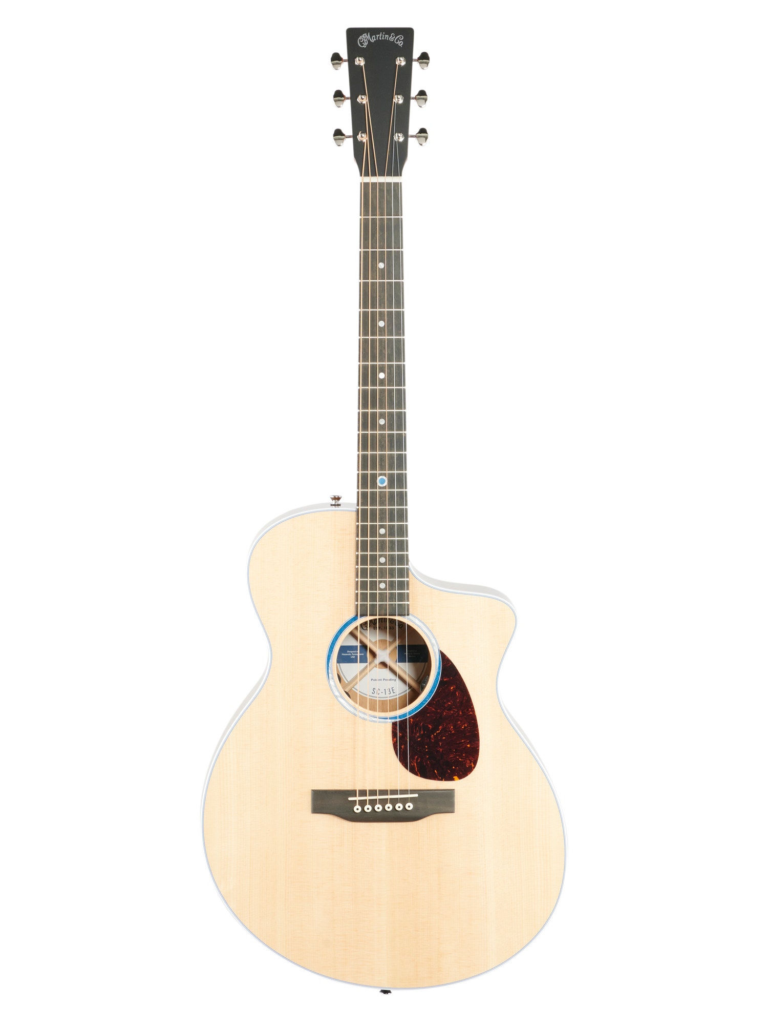 Martin SC13E Acoustic Electric Guitar Spruce Top and Koa with Gig Bag ...