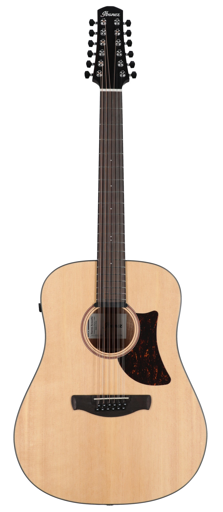 Ibanez Advanced Acoustic AAD1012E 12-String Acoustic Electric Guitar ...