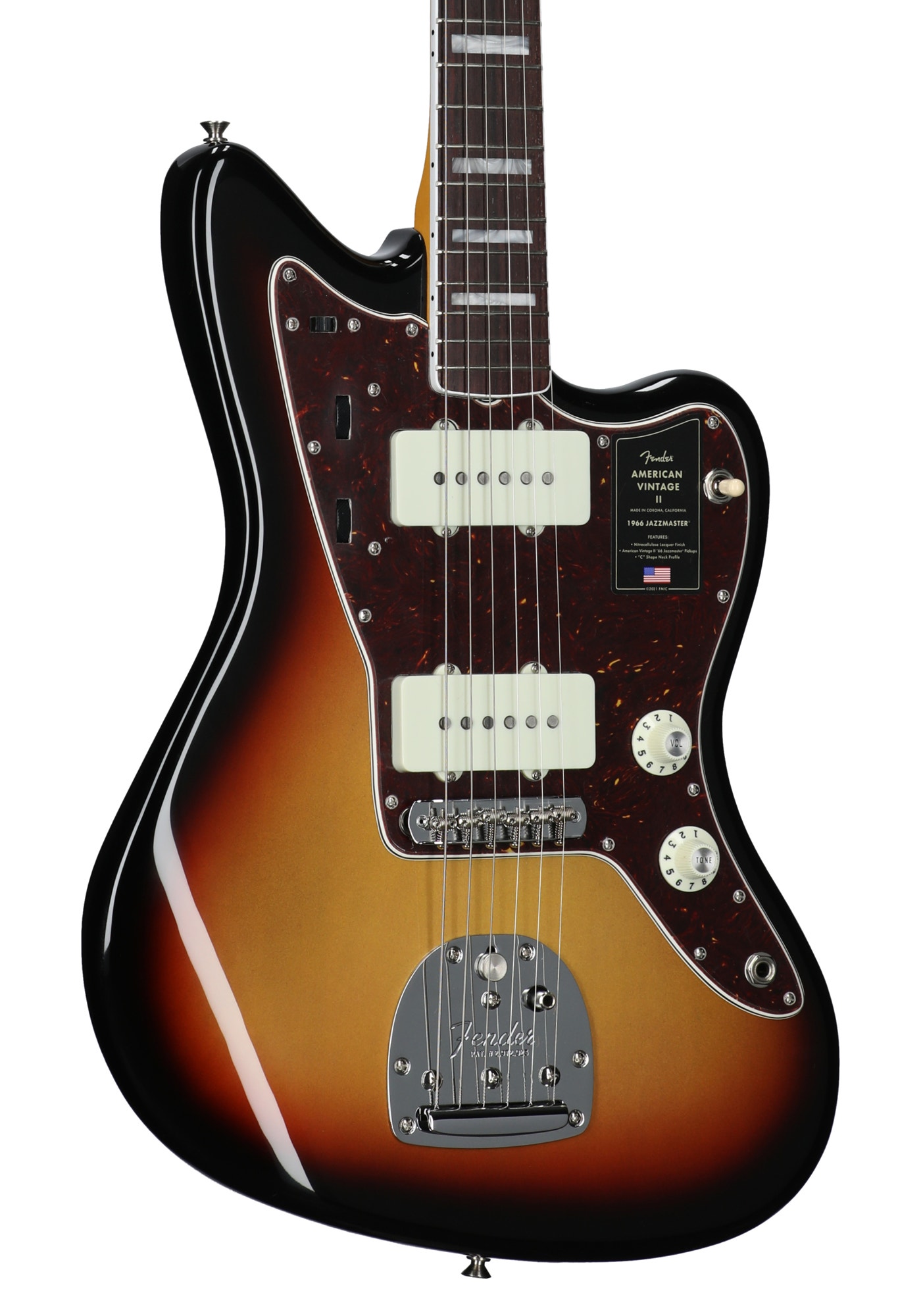 Fender American Vintage II 1966 Jazzmaster Guitar Rosewood with Case ...