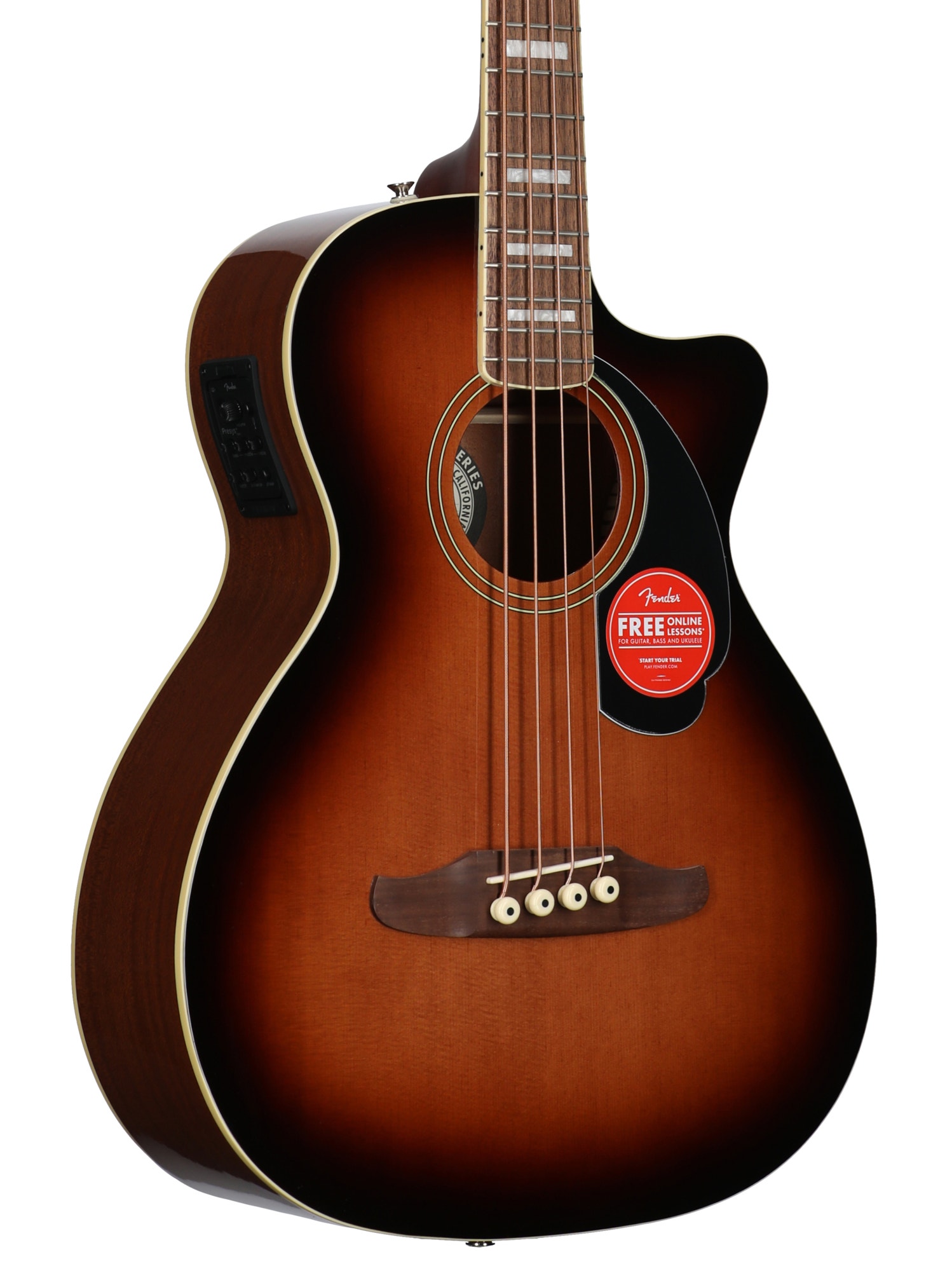 Fender Kingman Bass Acoustic Electric Guitar Shaded Edge Burst w/Bag ...