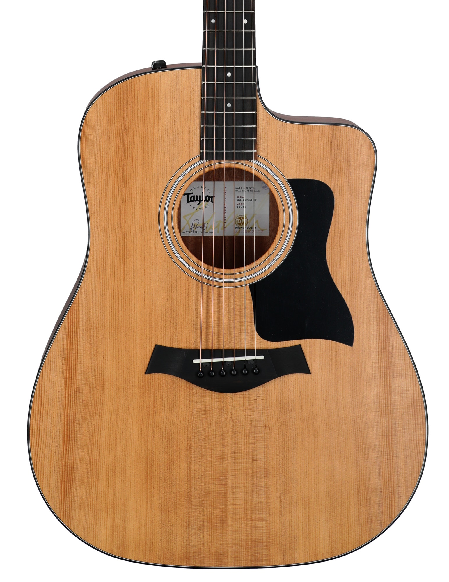 Taylor 110ce Dreadnought Acoustic Electric Guitar with Gigbag