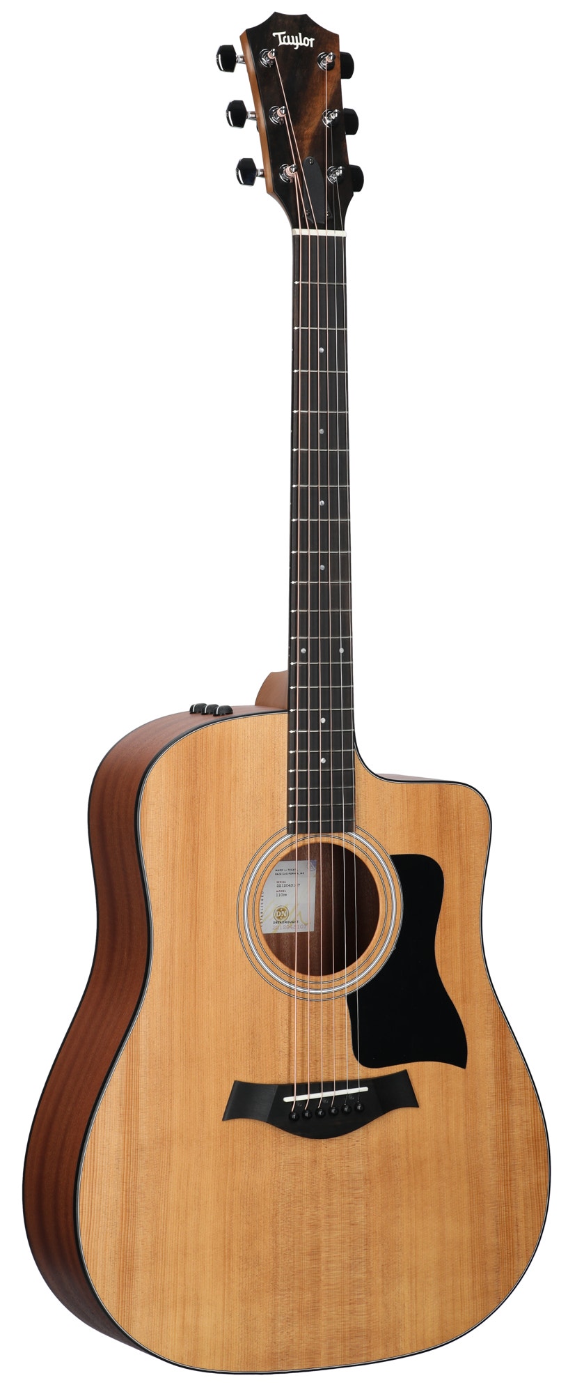 Taylor 110ce Dreadnought Acoustic Electric Guitar with Gigbag