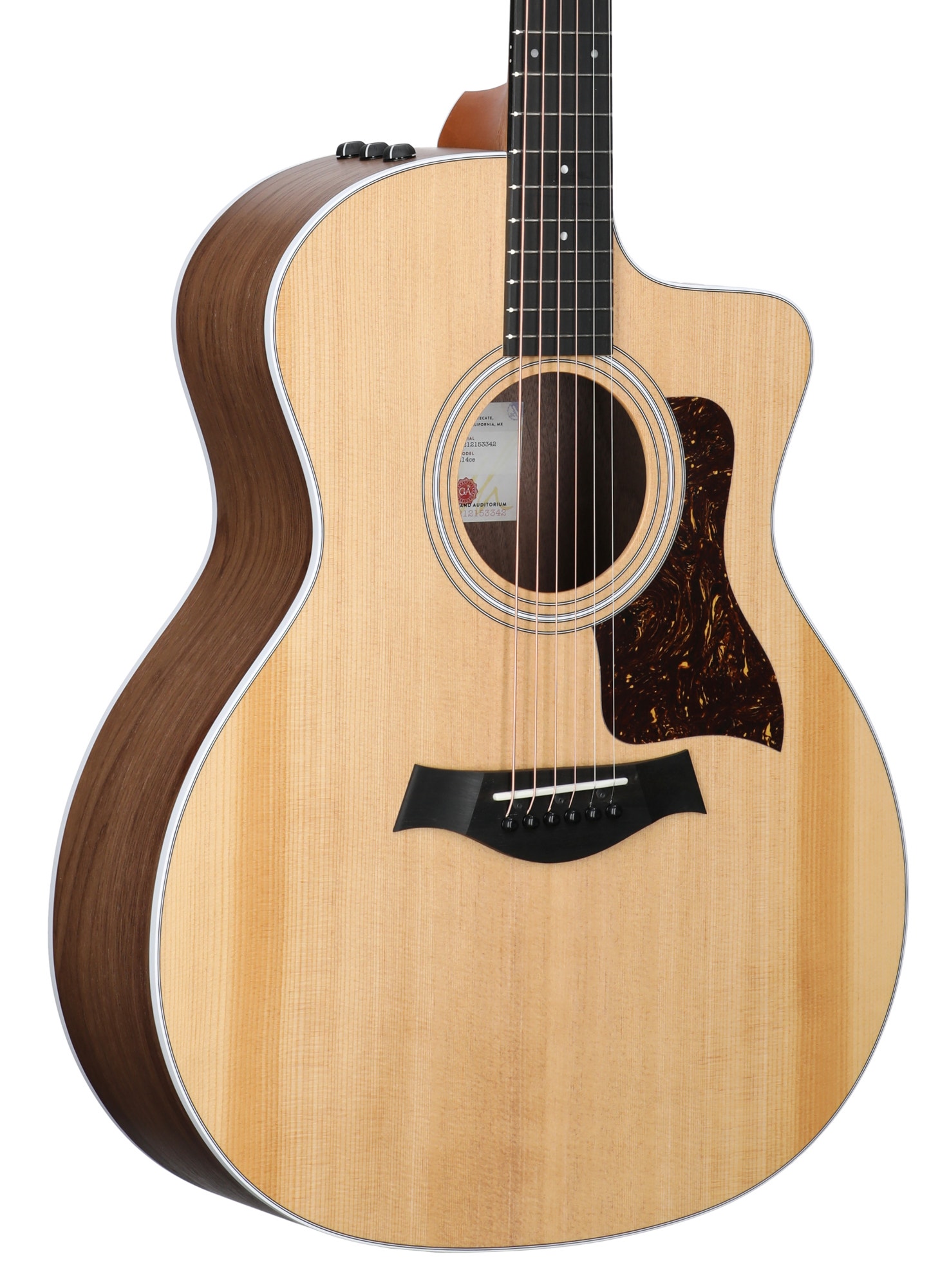 Taylor 214ce Grand Auditorium Acoustic Electric Guitar with Gig Bag