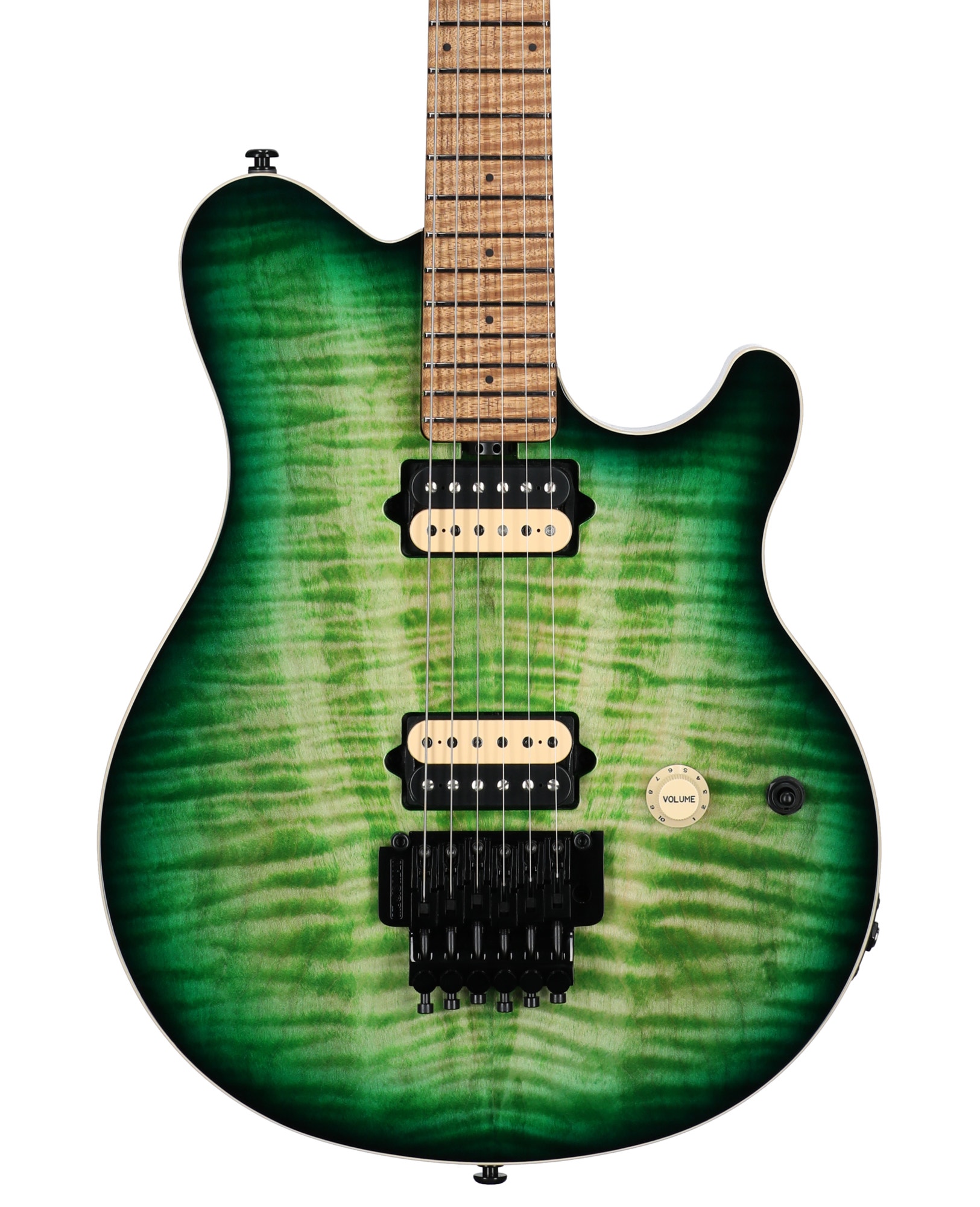 Ernie Ball Music Man Axis Electric Guitar with MONO Bag Flame Top ...