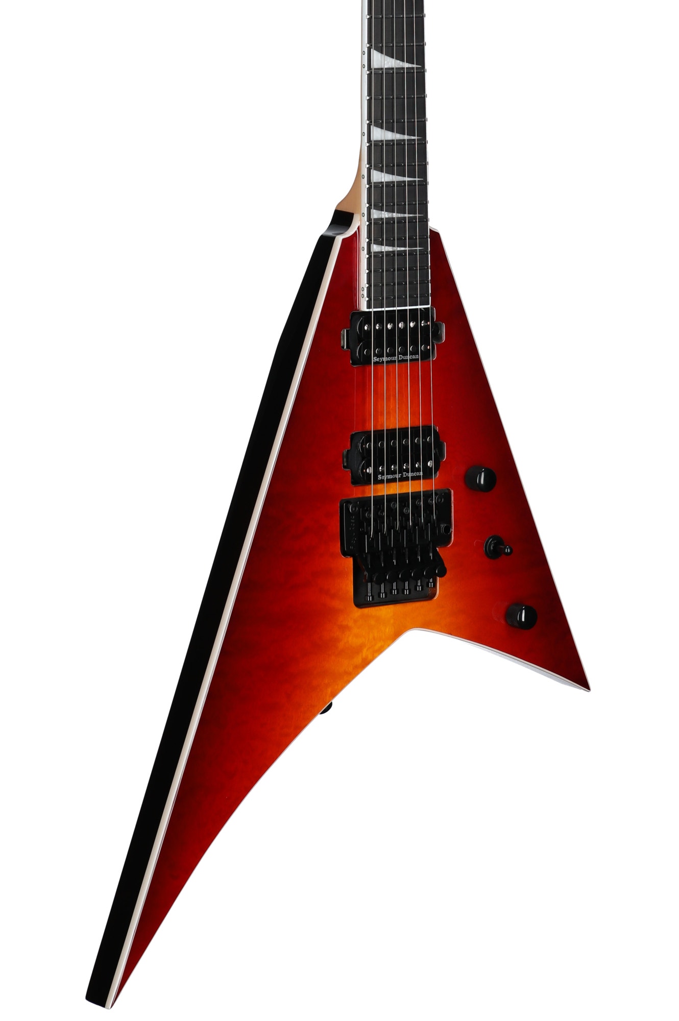 Jackson Pro Plus Rhoads RR24PS Guitar Ebony Neck Firestorm with Gig Bag