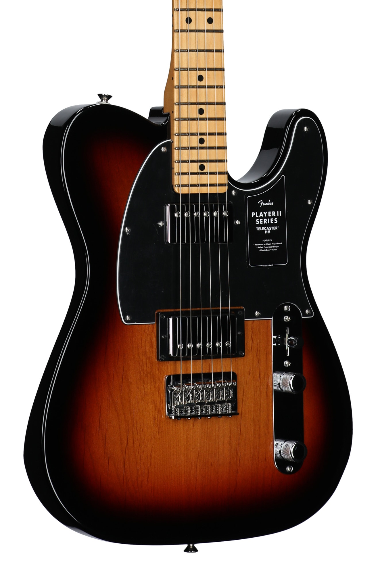 Fender Player II Telecaster HH Guitar Maple Neck