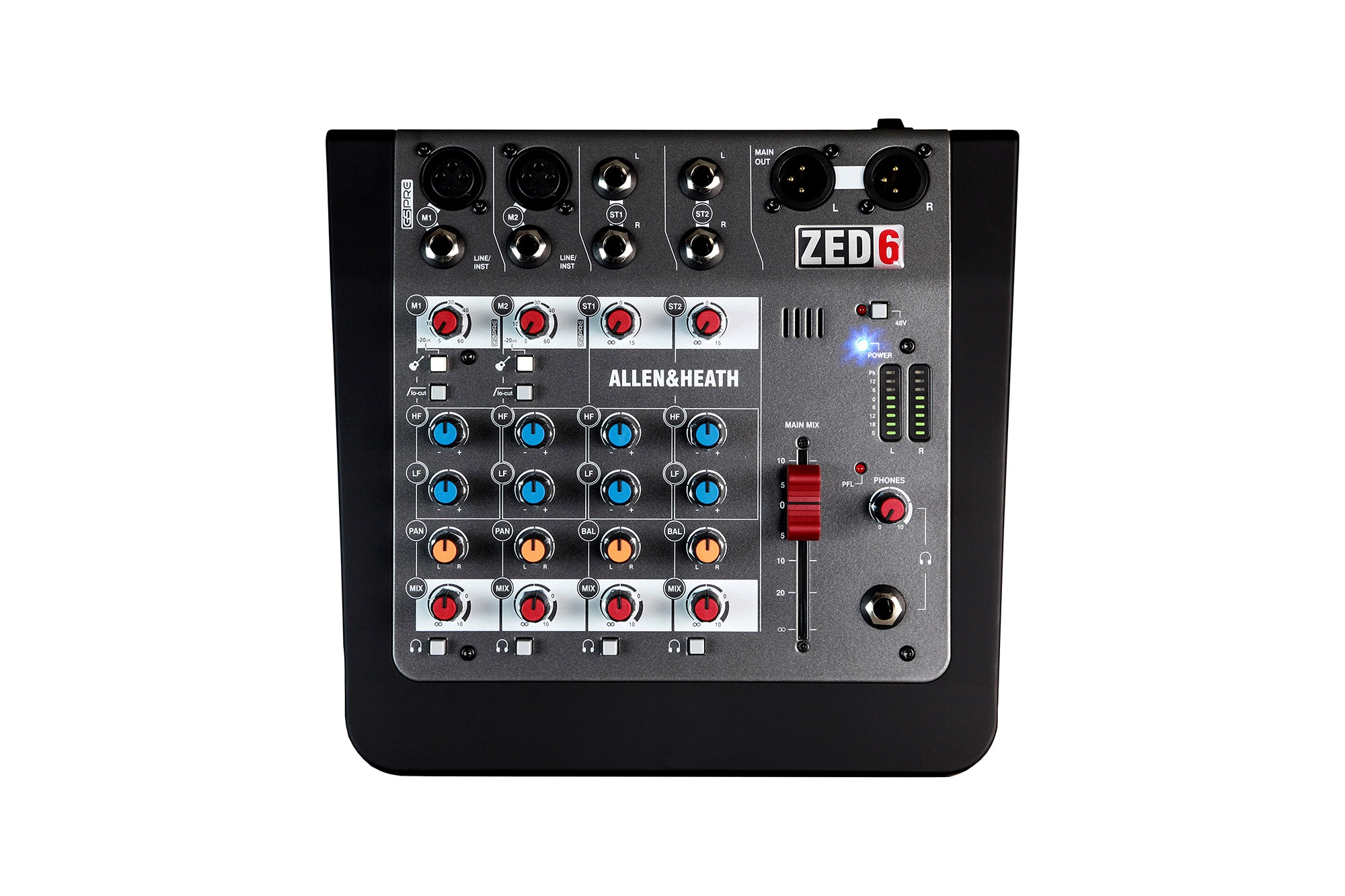 Allen And Heath Zed-6 Compact 6-Channel Analogue Mixer | American ...