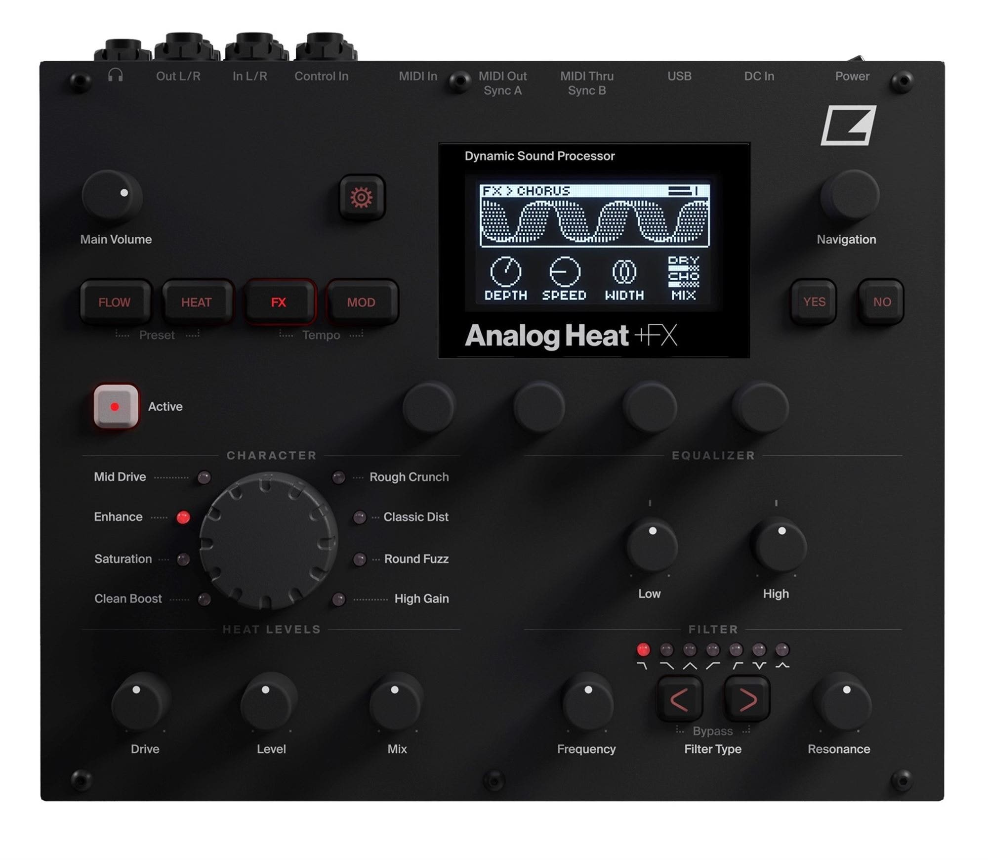 Elektron Analog Heat Plus FX Desktop Effects | American Musical Supply