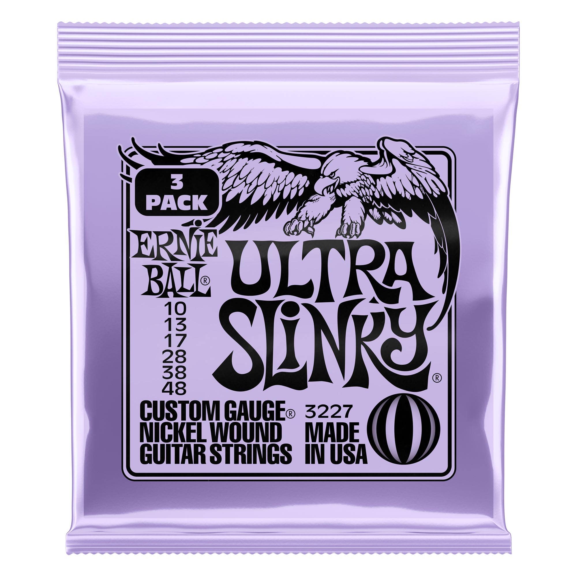 Ernie Ball P02227 Ultra Slinky Electric Guitar Strings | American ...