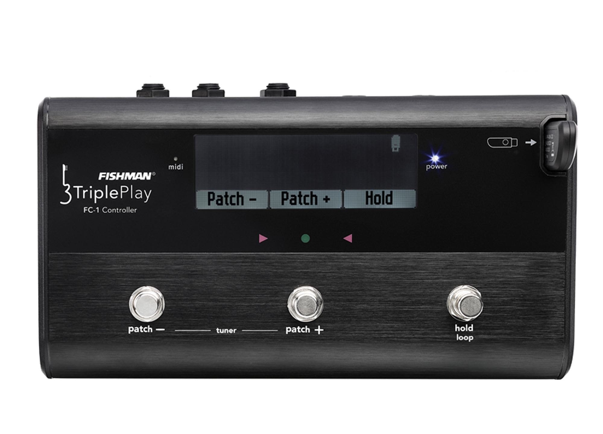 Fishman FC1 Triple Play Foot Controller and MIDI Interface | American ...