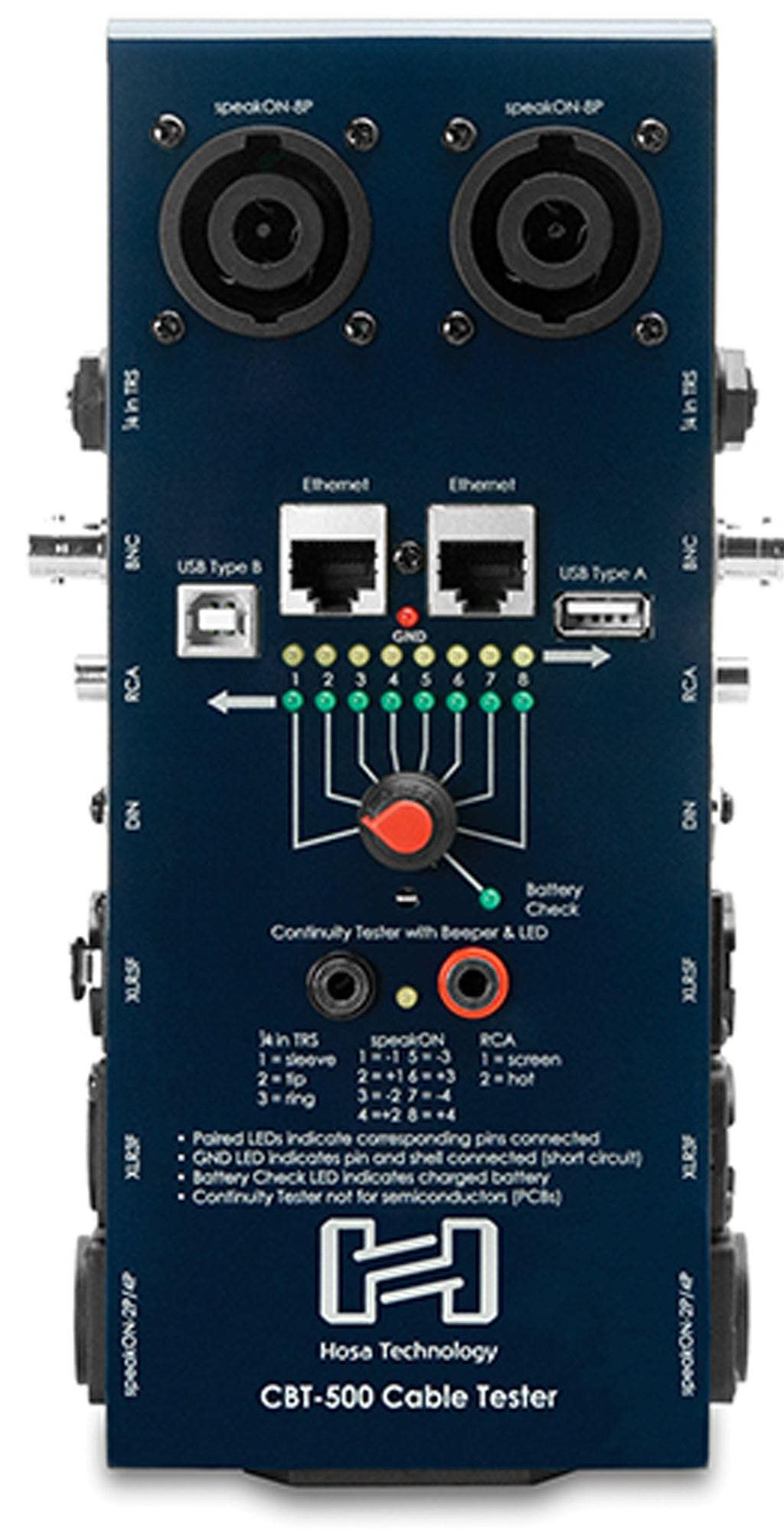 Hosa CBT500 Audio Cable Tester | American Musical Supply