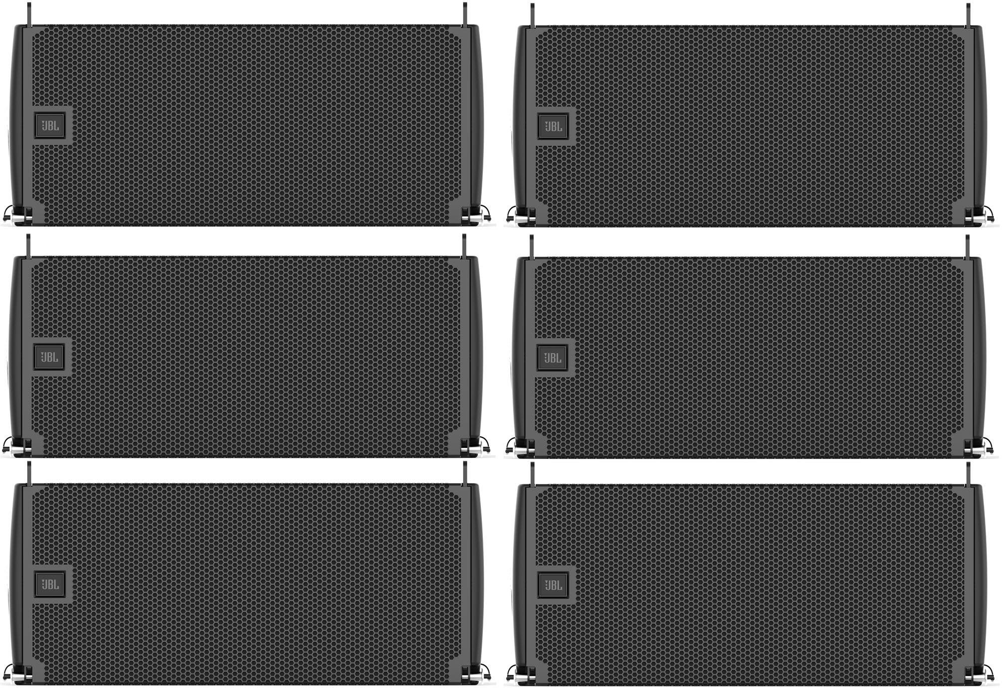 JBL SRX910LA Dual 10" 2-Way Powered Line Array Loudspeaker 6 Pack