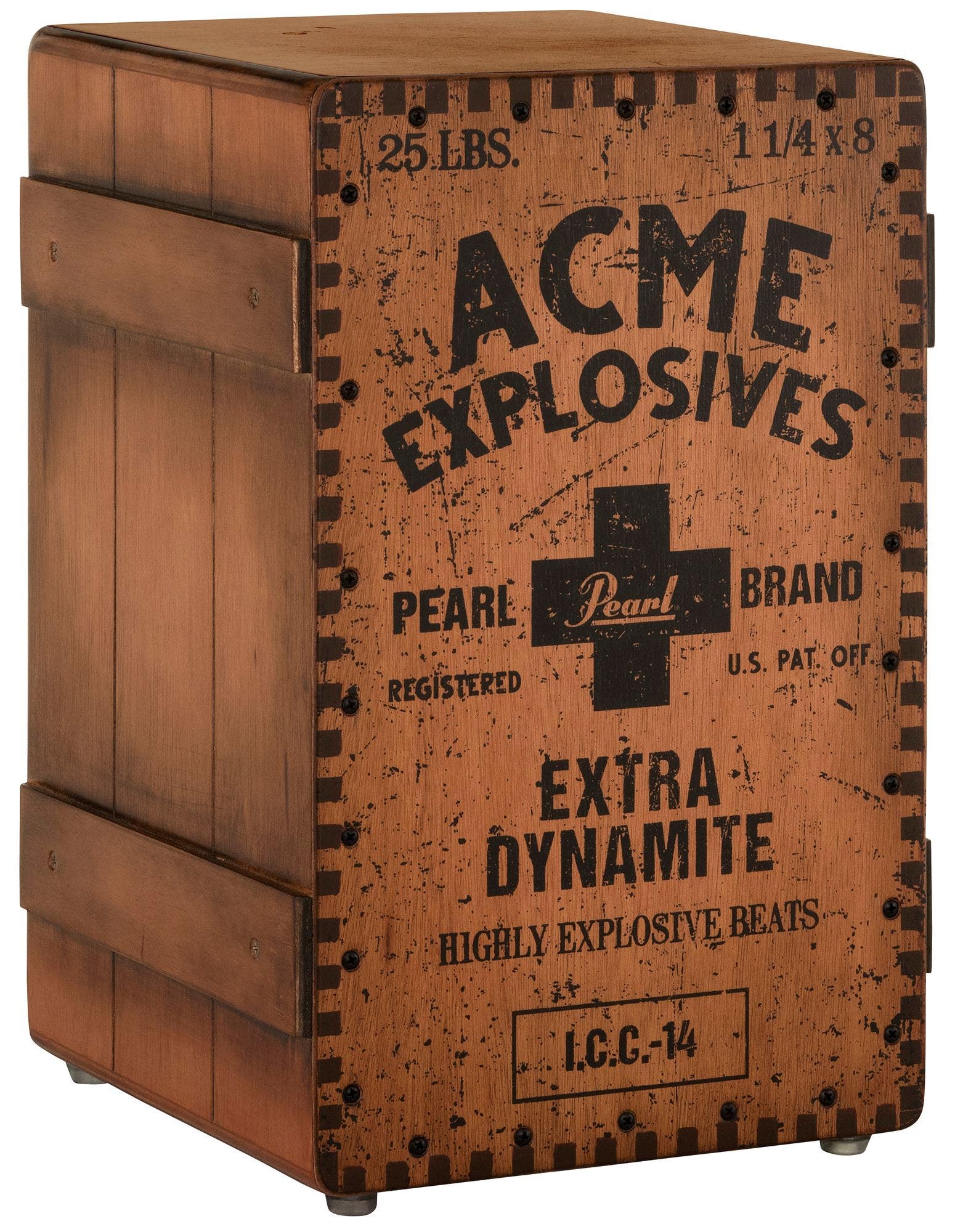 Pearl PBC125B Primero Crate Cajon Acme Face | American Musical Supply