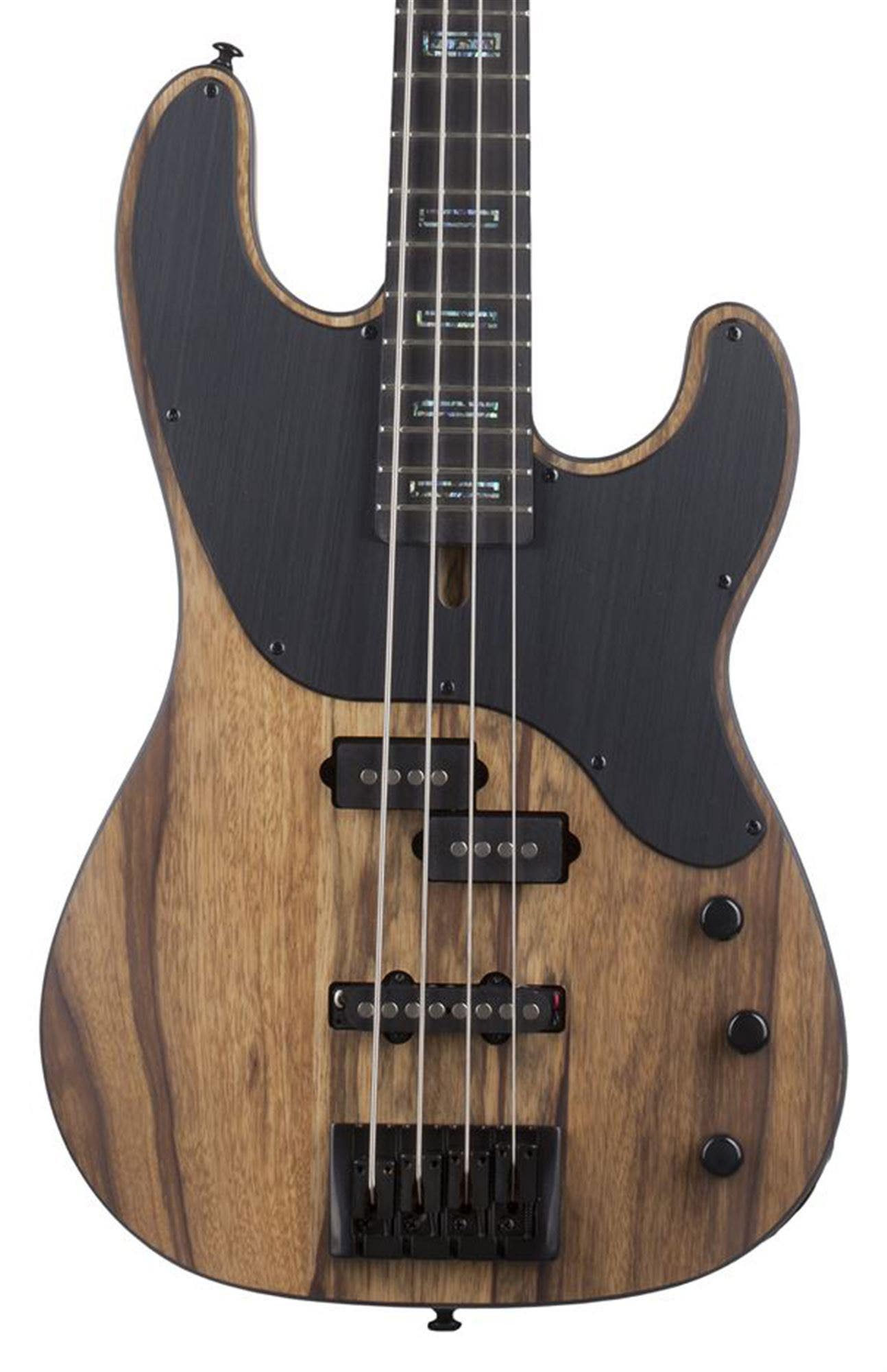 Schecter Model-T 4 Exotic Bass Black Limba | American Musical Supply
