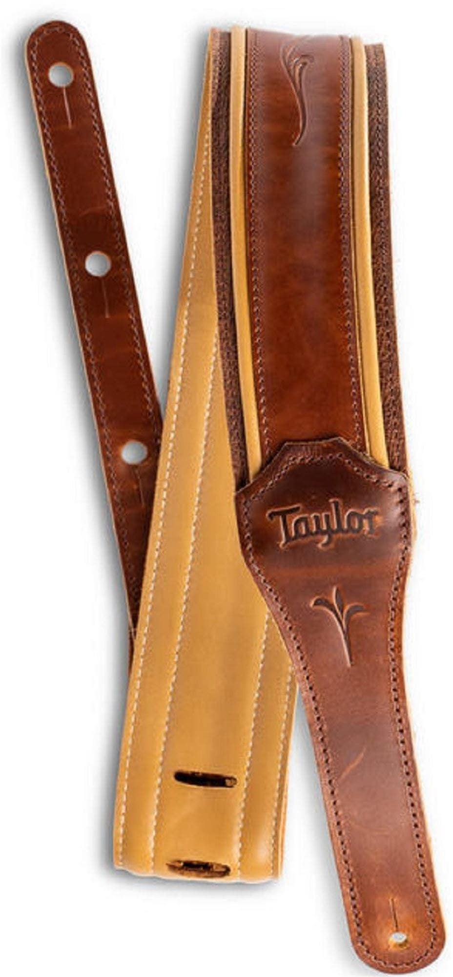Taylor Spring Vine 2.5" Leather Strap Medium Brown | American Musical ...