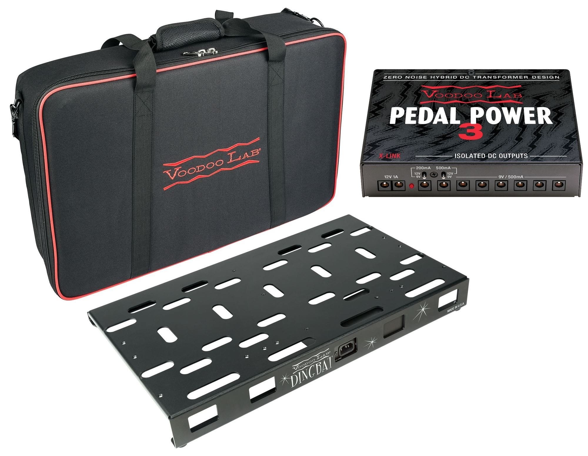Voodoo Lab Dingbat Medium Pedalboard with Pedal Power 3 | American ...