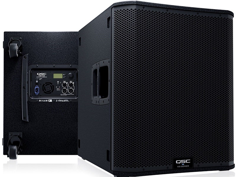 QSC KS118 18-Inch 3600 Watts Active Powered Subwoofer | American ...